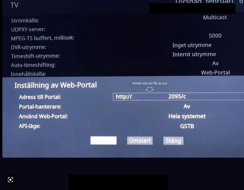IPTV TVIP Instruktioner - IPTV Dansk